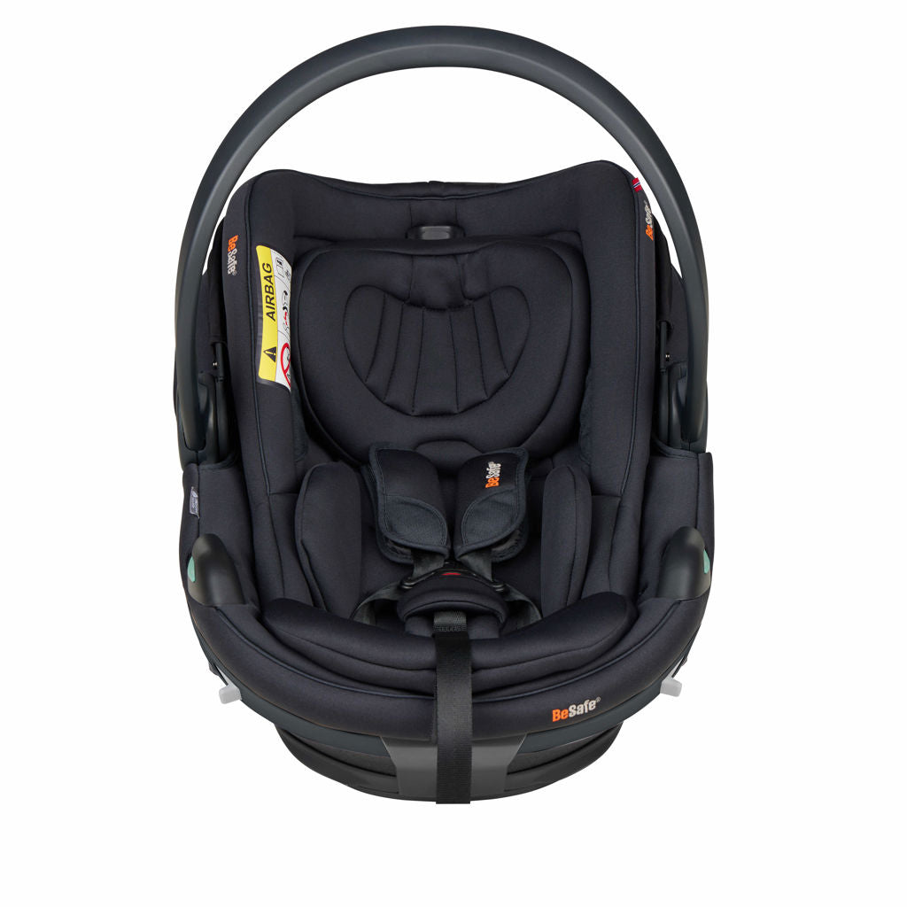 BeSafe Go Beyond 2 Black Soft Breeze Infant Carrier Car Seat ...